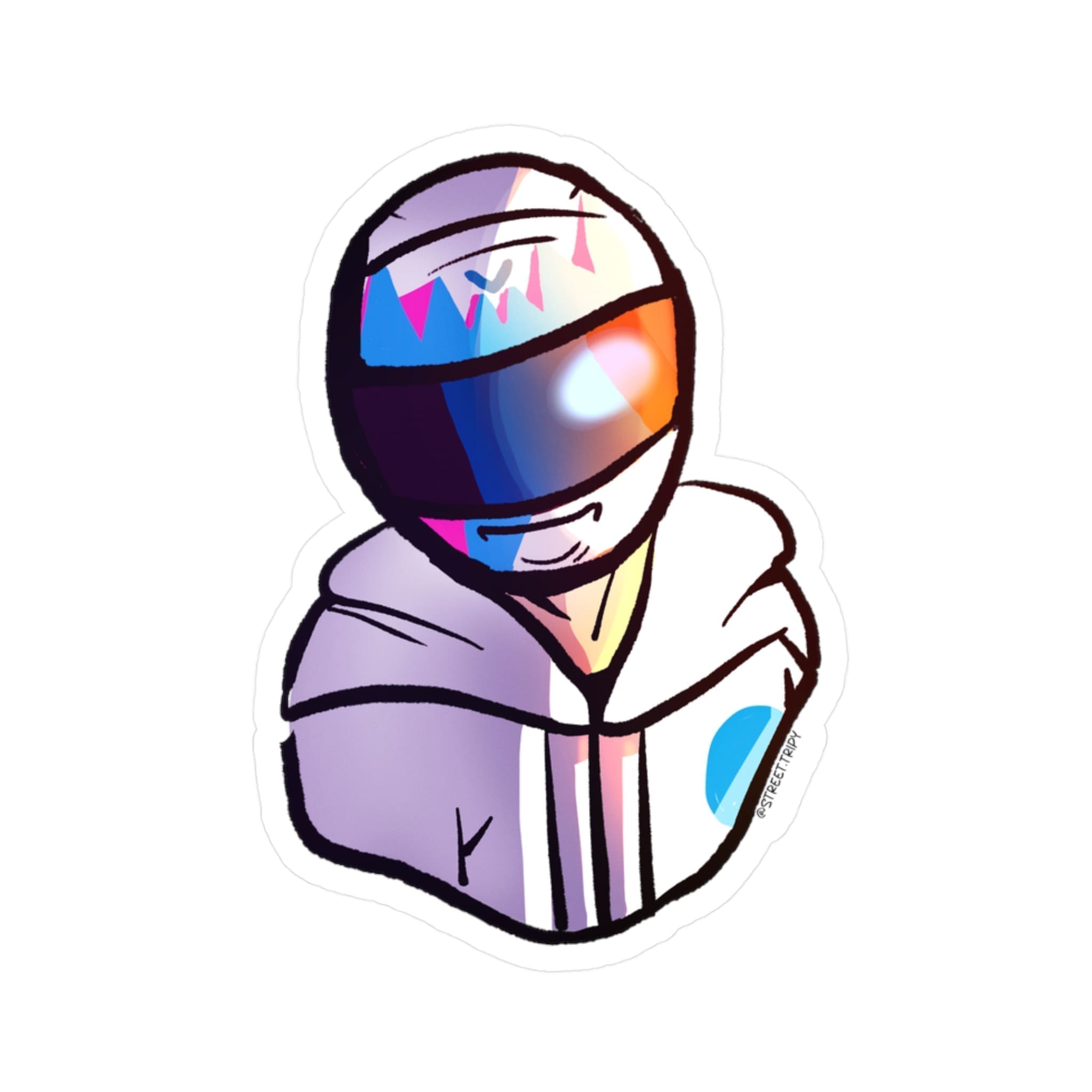 TRIPY FANART GIGA CHAD STICKER | Tripy Store