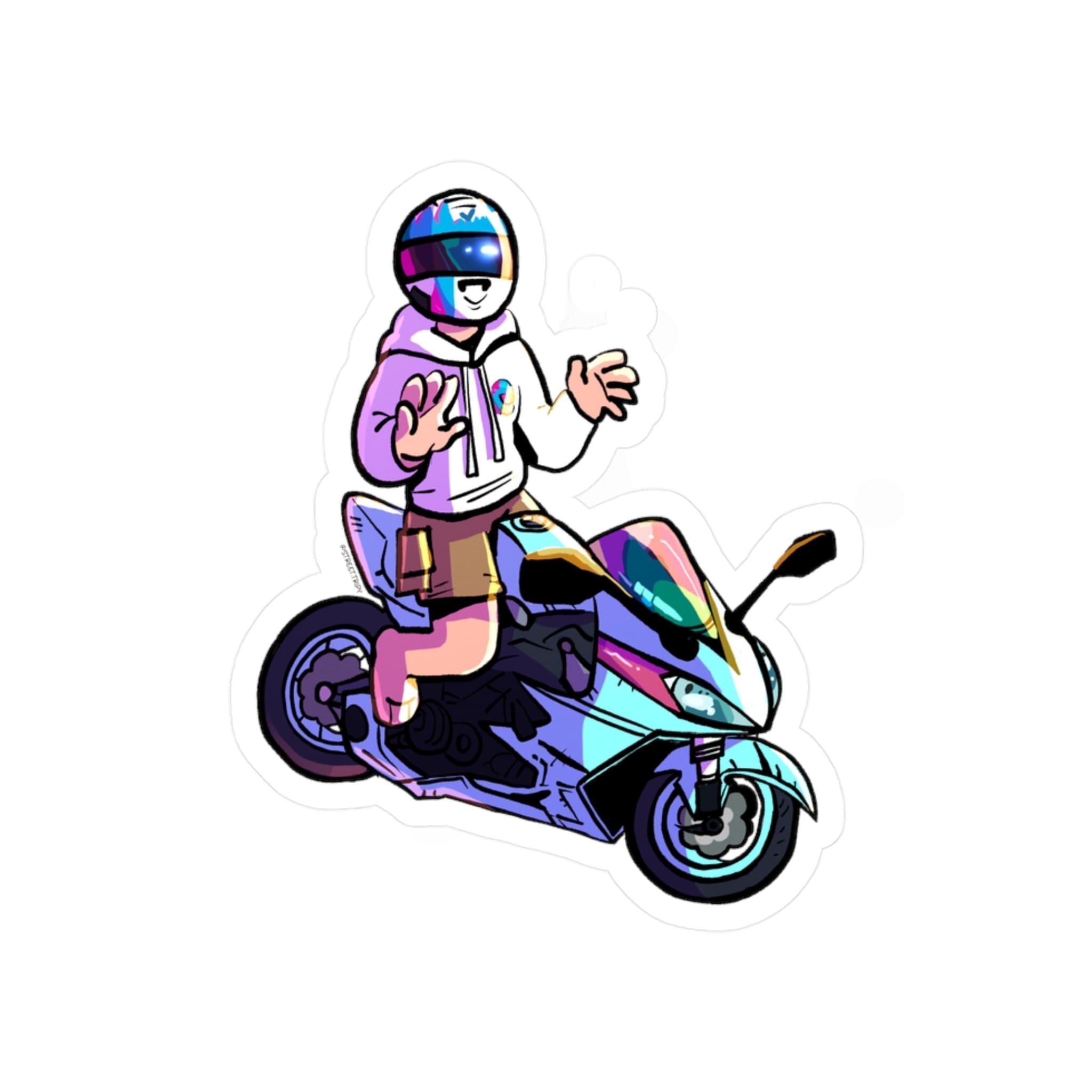 TRIPY FANART TOES OUT STICKER | Tripy Store