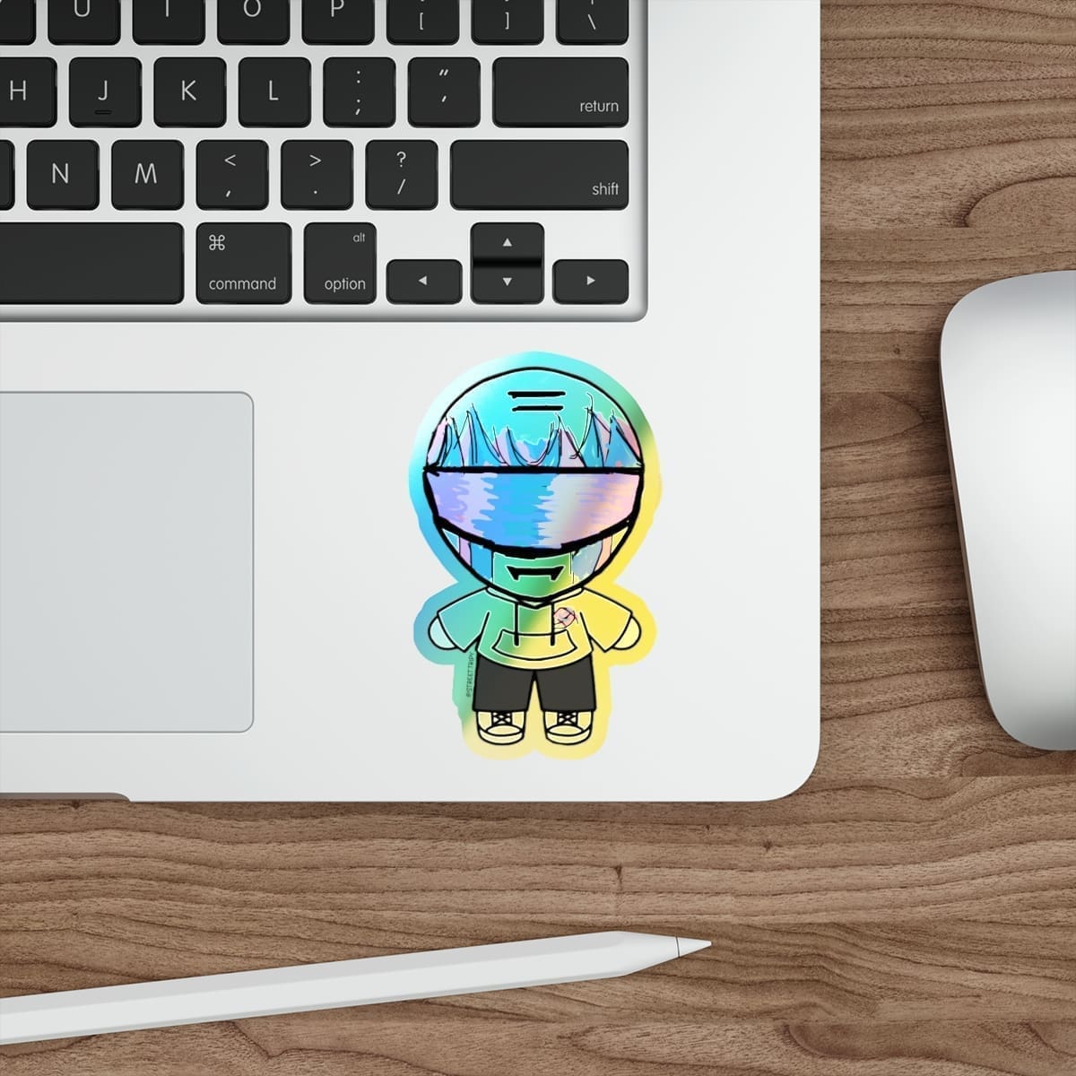 PLUSHIE DRAFT HOLO (FRONT) STICKER | Tripy Store