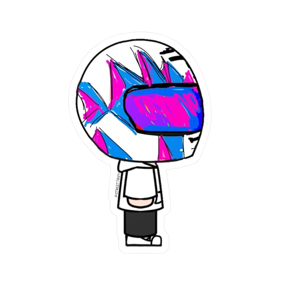 PLUSHIE DRAFT (SIDE) STICKER | Tripy Store